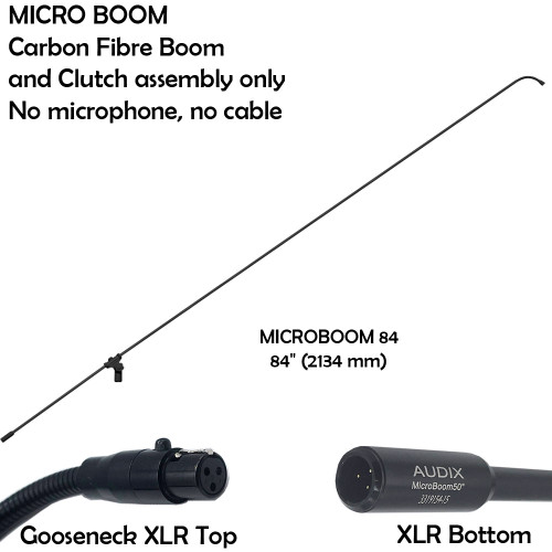 AUDIX ADX-MICROBOOM-84 2134MM CARBON FIBRE BOOM & CLUTCH - Link Audio