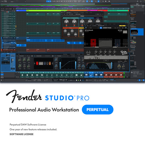 FENDER STUDIO PRO 8 PERPETUAL LICENSE - Link Audio