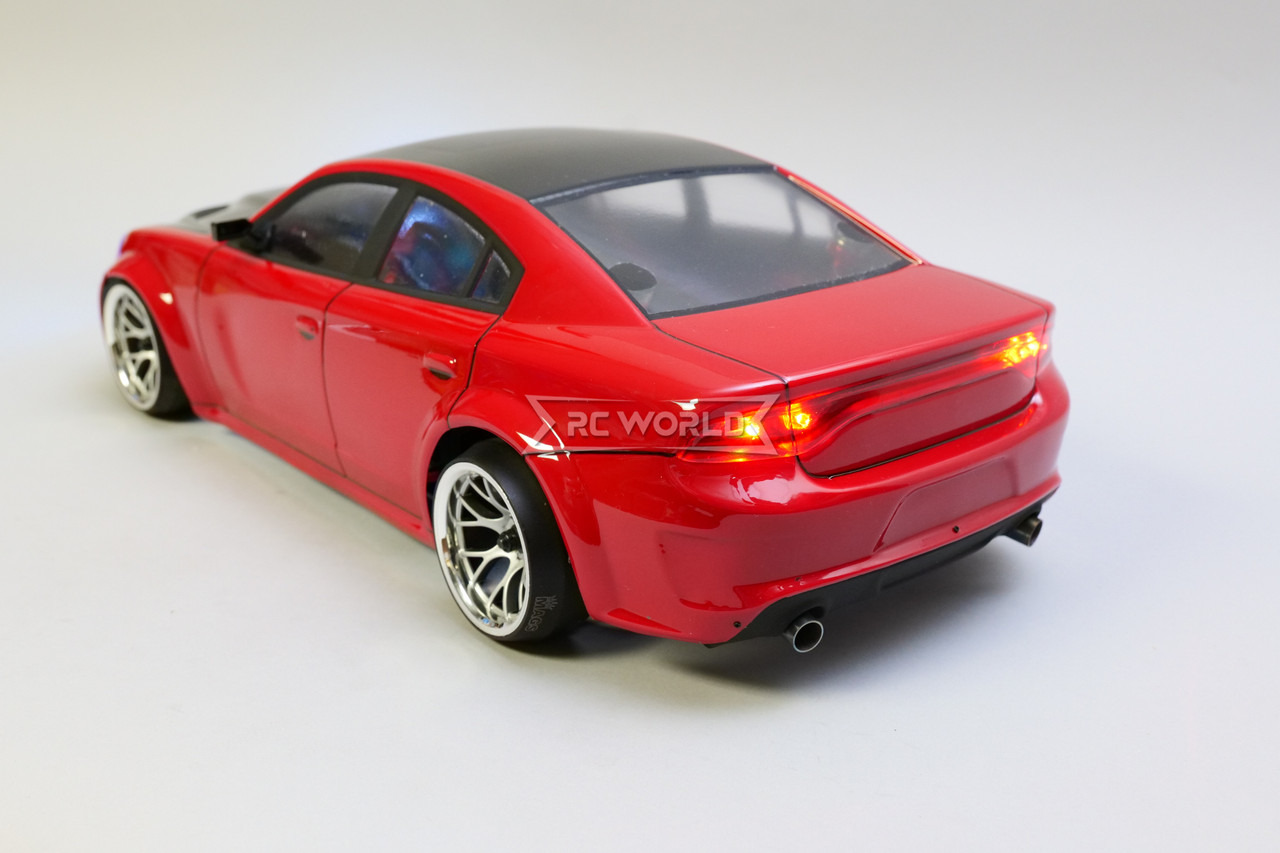 RC 1/10 DODGE CHALLENGER HELLCAT SRT Brushless AWD Drift Car w/ LED ...