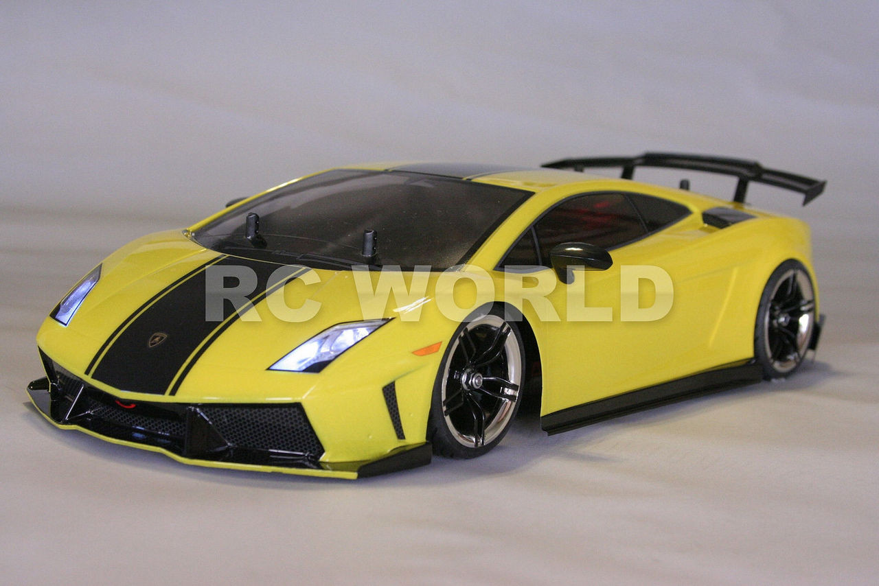 1/10 RC Car BODY Shell LAMBORGHINI GALLARDO 200 mm -CLEAR-