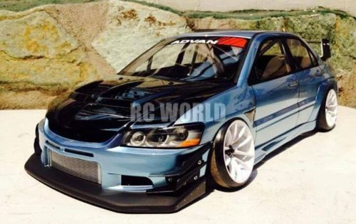RC 1/10 Mitsubishi EVO 9 BODY KIT Voltex Aero Kit