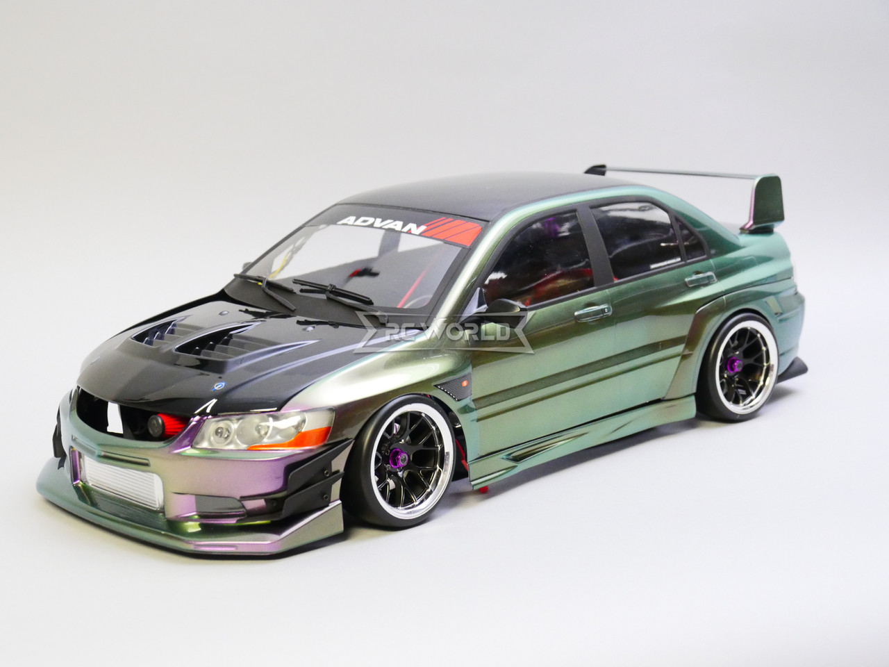 RC 1/10 Mitsubishi EVO 9 BODY KIT Voltex Aero Kit