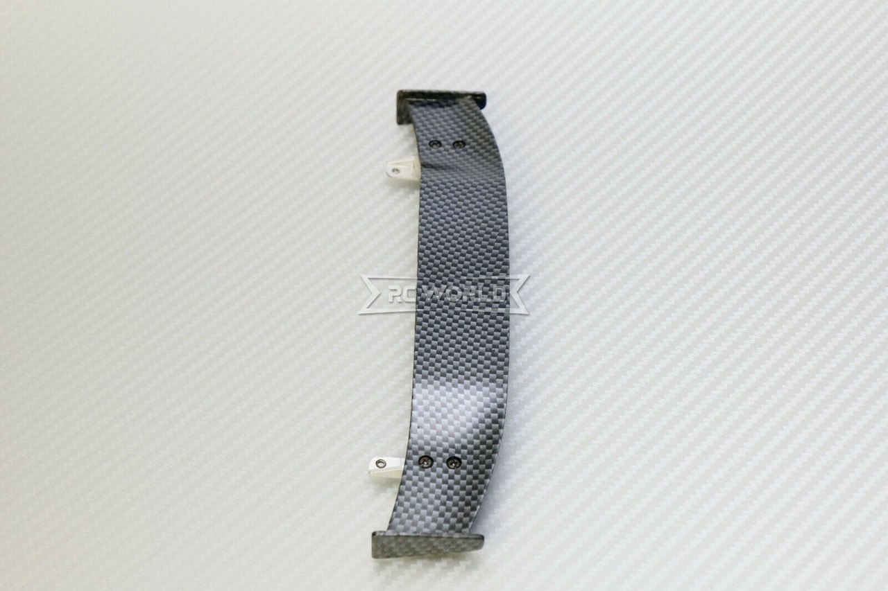 1/10 RC Car WING Spoiler Wide MOUNTED Carbon Fiber 185mm #78