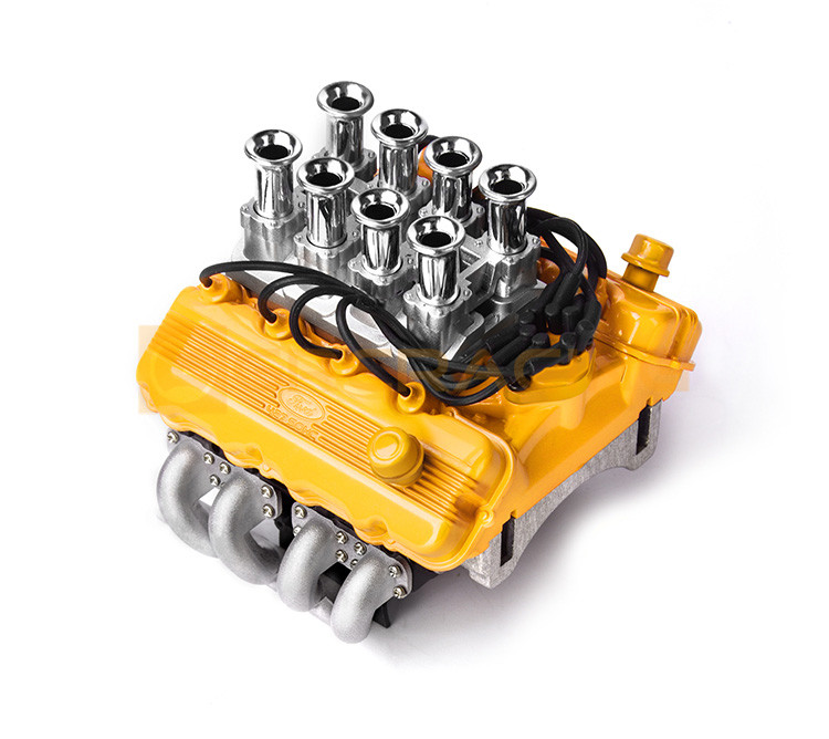 Toyan RC Nitro V8 ENGINE W/ SUPER CHARGER 4 Stroke Water Cooled 8 ...