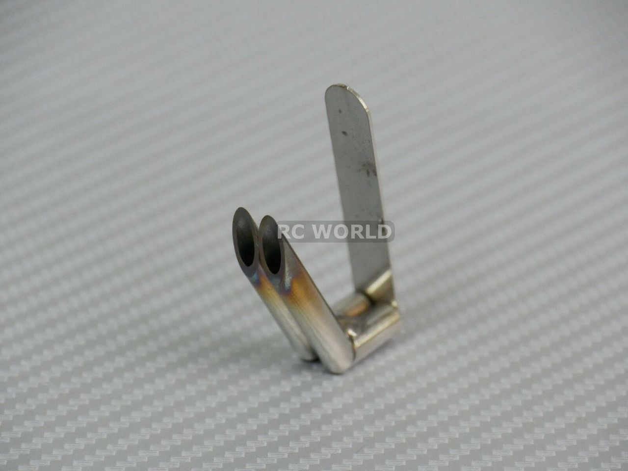 1/10 RC Vertical TWIN Pipes Exhaust Scale Muffler 6MM Pipe 35MM Long