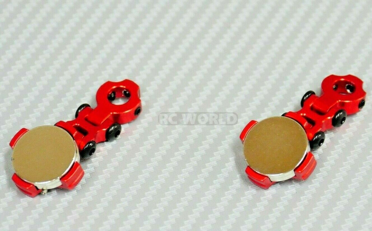 RC MAGNETIC BODY MOUNTS Body Post *SET OF 2* Red