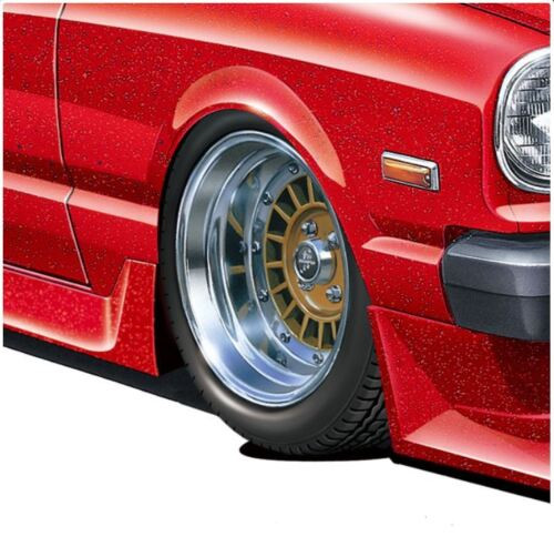 Aoshima 1/24 FOCUS RACING 14inch Model Wheel Set