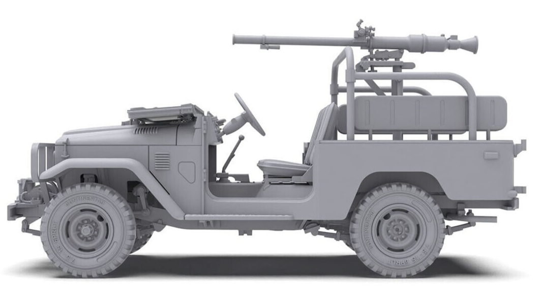 Ak 1/35 FJ43 Toyota LAND CRUISER Pick Up Truck Plastic Model Kit #AK35003