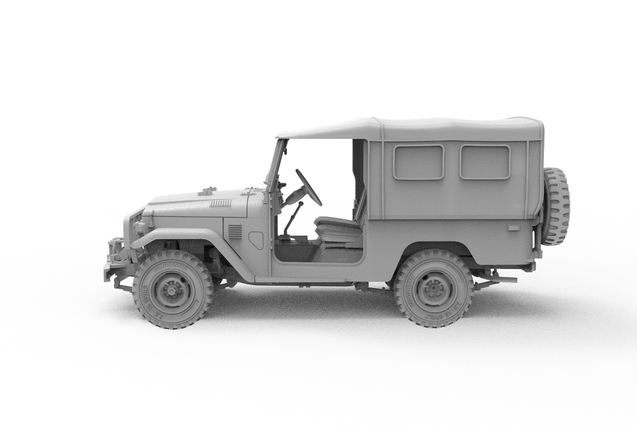 Ak Interactive 1/35 FJ43 Toyota LAND CRUISER Soft Top Plastic Model Kit ...