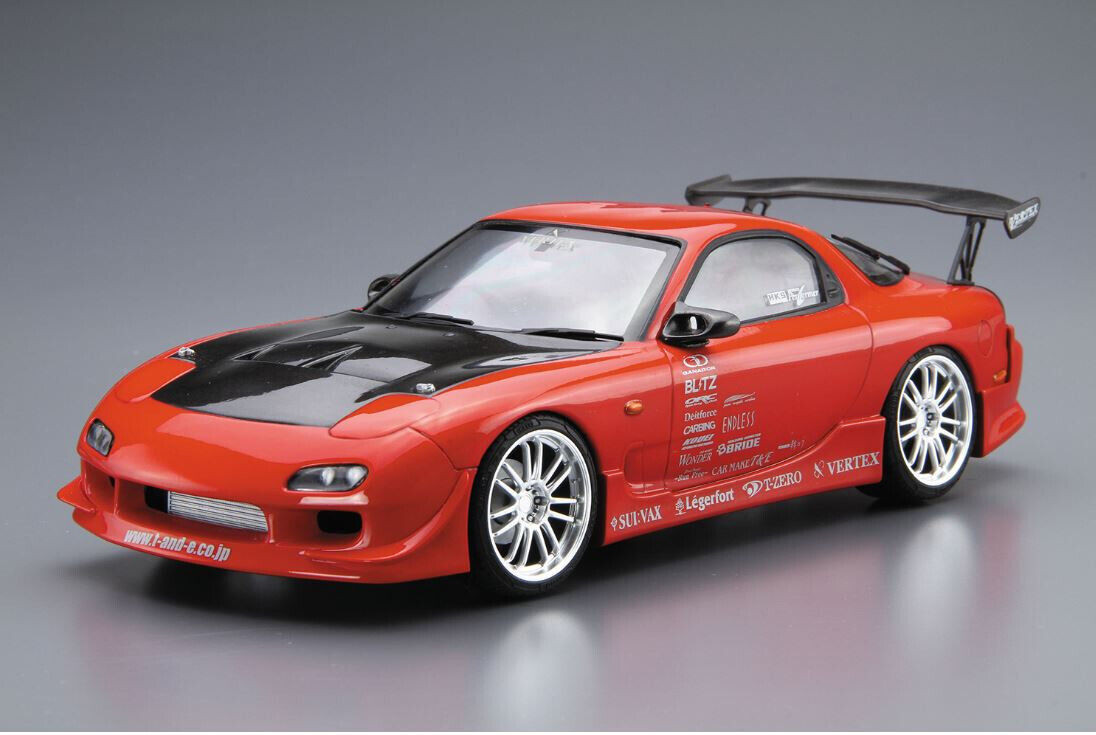 Aoshima 1/24 MAZDA RX7 Vertex 1999 FD3S Plastic Model Kit