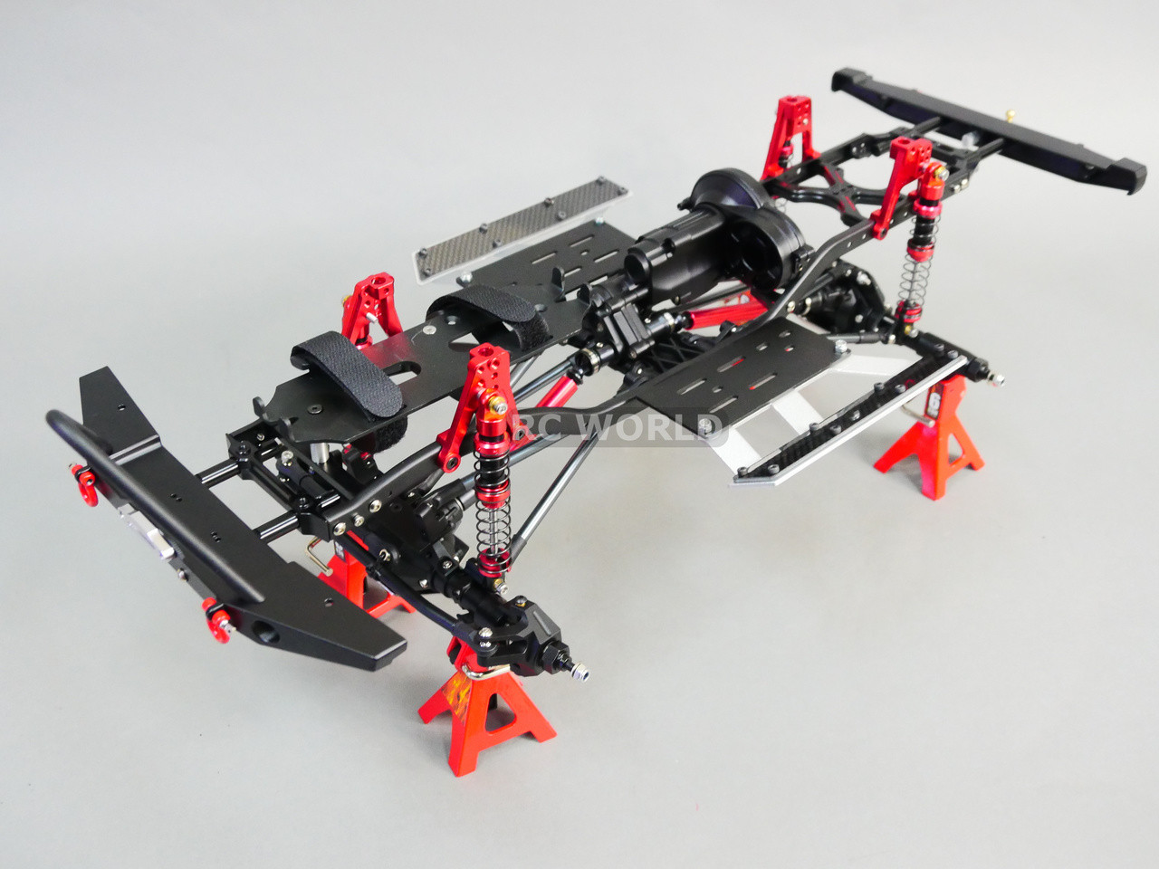 RC 1/10 Truck Chassis 2- Speed V8 Engine Metal Rolling Chassis