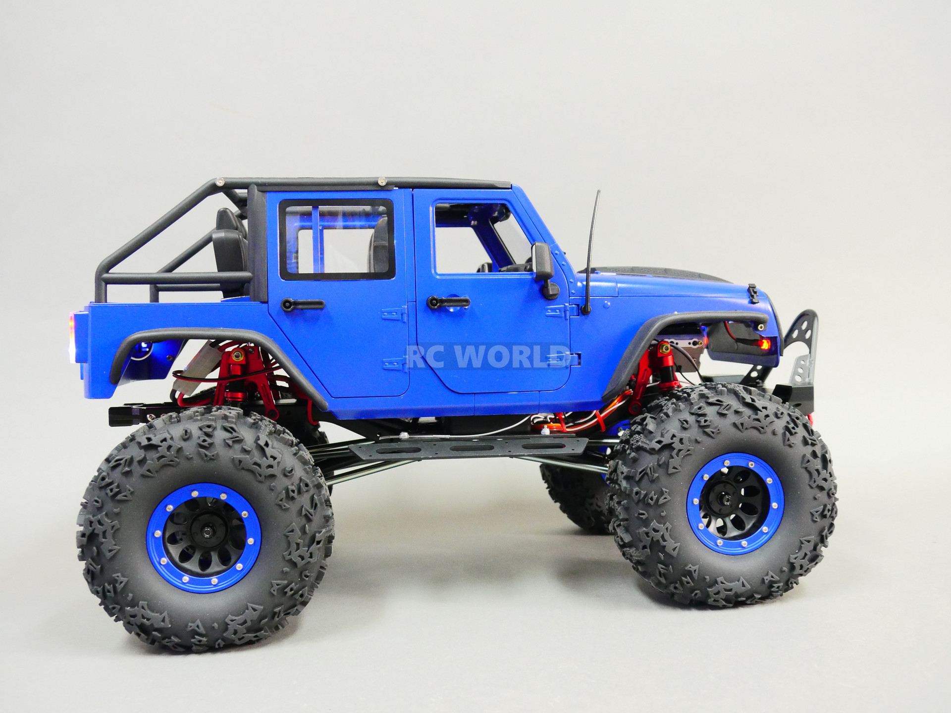 Custom Scale 1/10 RC Jeep Wrangler Rubicon 4X4 2-Speed Rock Crawler 11 ...