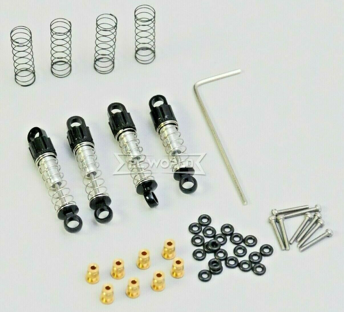 1/24 Axial SCX24 Upgrade METAL Suspension SHOCKS Aluminum 36mm (4) pcs ...