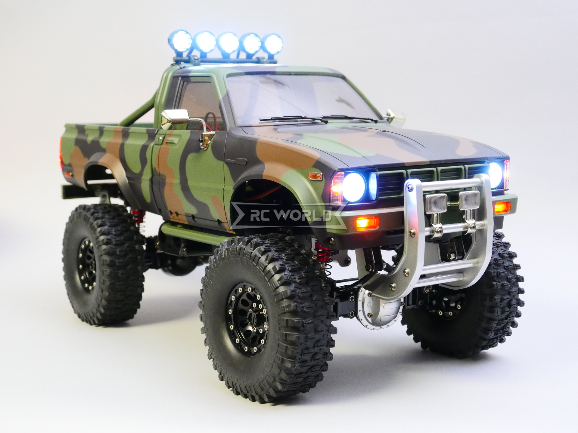 RC 1/10 FORD F450 Dually Pick Up 4X4 Truck *RTR* -RED-