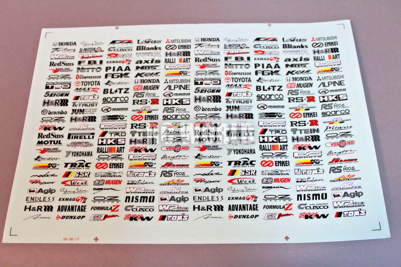 RC Car Truck RACING Drift DECALS STICKERS Logos Sponsors - RC WORLD