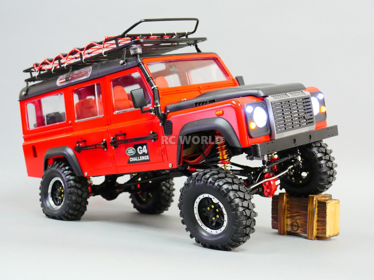 RC4WD 1/10 LAND ROVER DEFENDER 110 CAMEL TROPHY Team UK 4X4 W/ WINCH ...