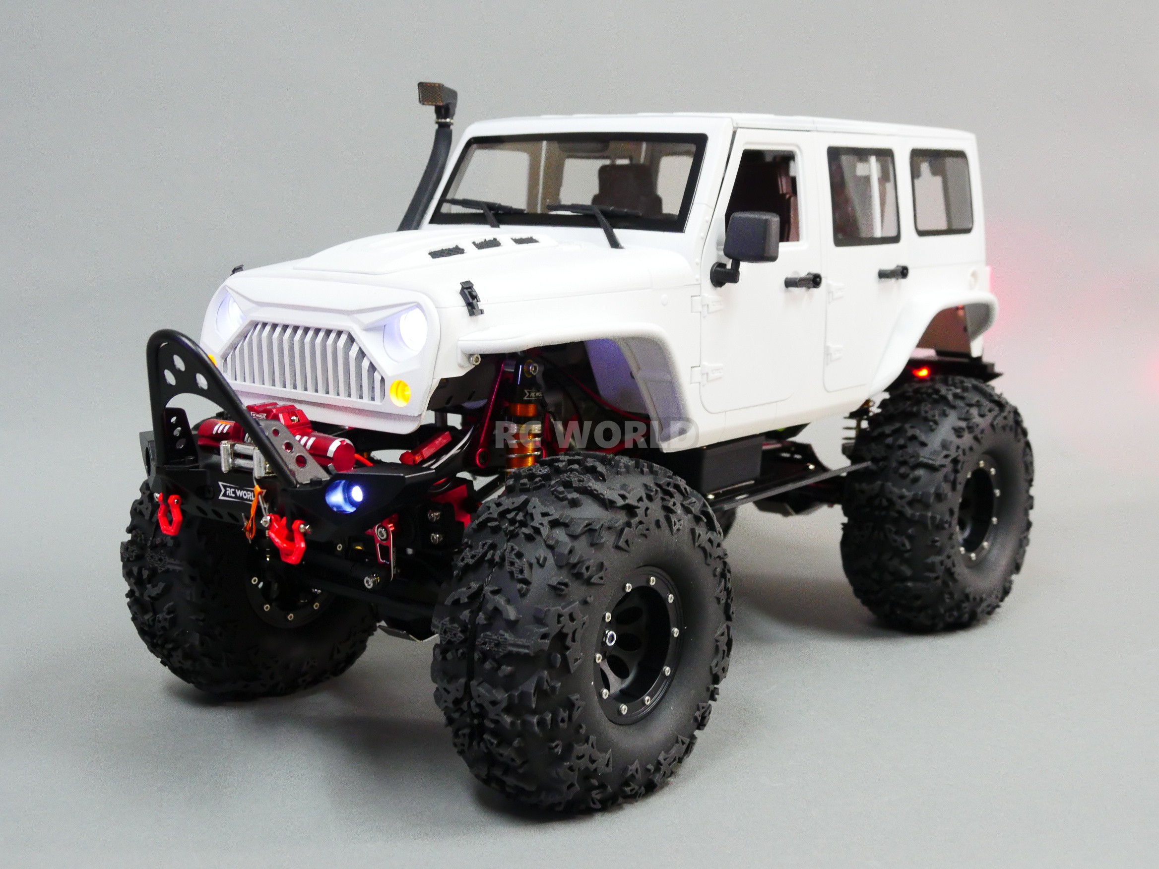 Custom Built 1/10 RC JEEP WRANGLER RUBICON 2-Speed Rock Crawler 8.4V *RTR*