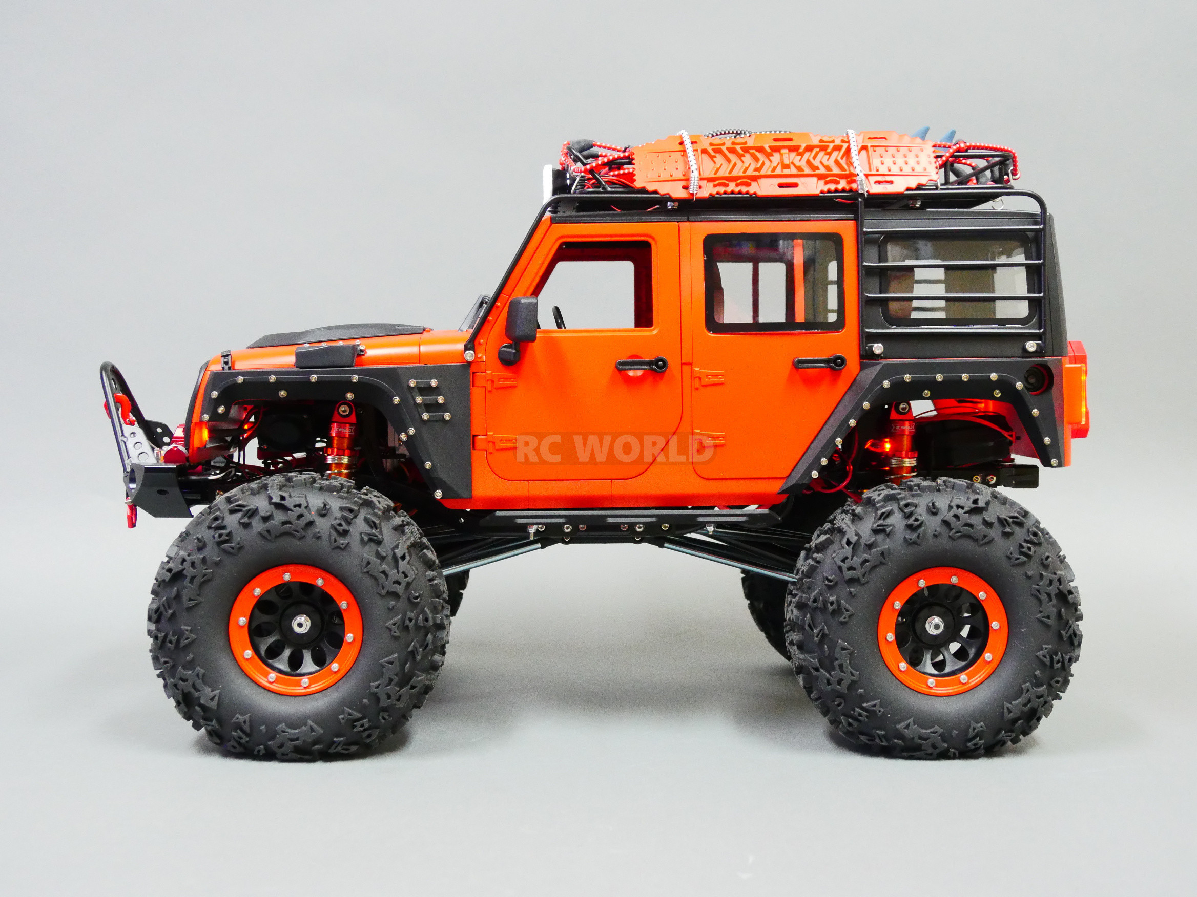 Custom Built 1/10 RC JEEP WRANGLER RUBICON 2-Speed Rock Crawler 8.4V *RTR*