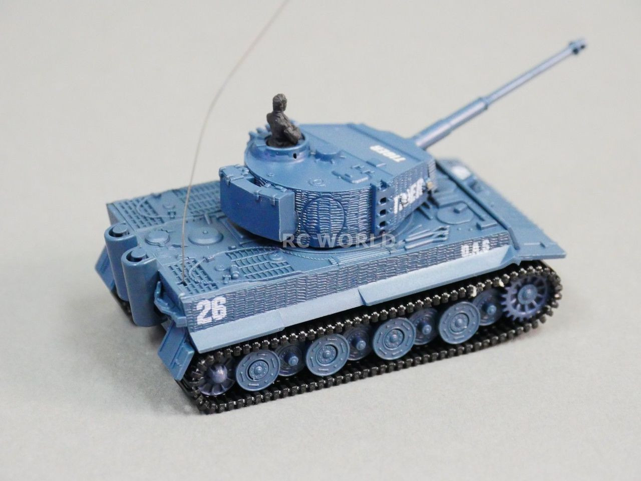 RC Micro TANK Mini RC KING TIGER TANK W/ Engine Sounds G-CAMO