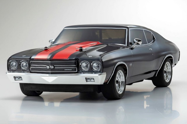 Kyosho Fazer RC Car 1970 CHEVELLE SS 454 Black 4wd -RTR- 34416t2
