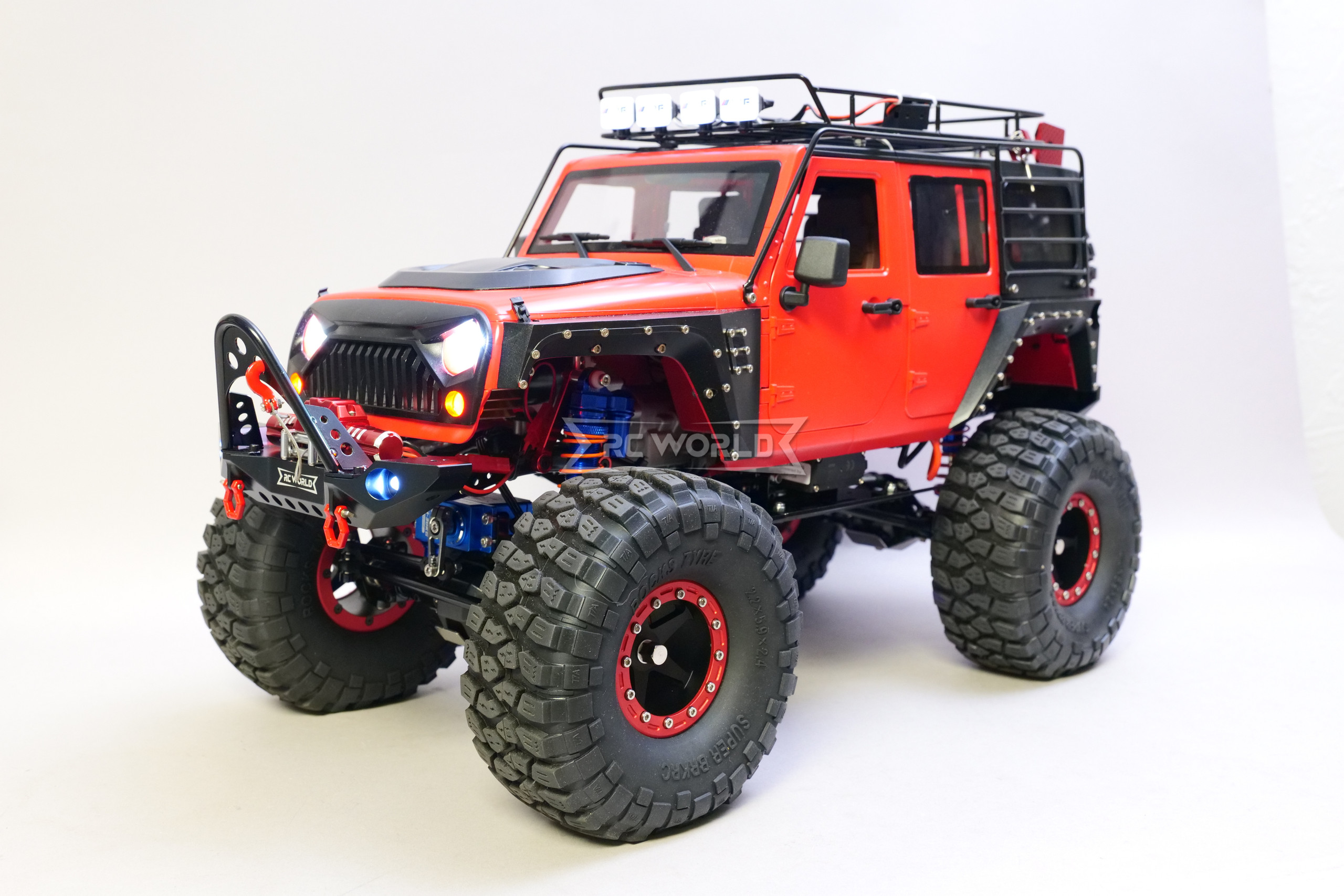 RC 1/10 JEEP WRANGLER RUBICON 4X4 *RTR* -RED-