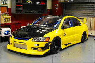 RC 1/10 Mitsubishi EVO 9 BODY KIT Voltex Aero Kit