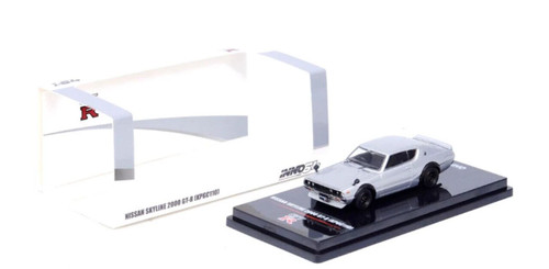 1/64 Die Cast NISSAN SKYLINE 2000 GT-R Model Car -SILVER-