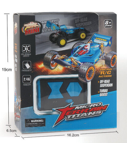 RC Micro 1/64 BUGGY W/ Turbo 2.4ghz *BLUE BUGGY*