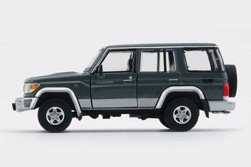 1/64 Die Cast TOYOTA LAND CRUISER LC76 (LHD) Model Truck -GREY- 64B0345