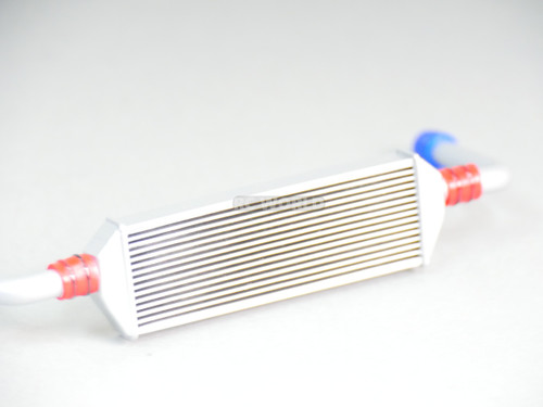 RC 1/10 Scale FULL INTERCOOLER KIT W/ PIPES *Silver* -LOW PROFILE- (1pc)