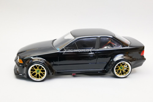 RC 1/10 BMW E36 M3 Drift Car RTR W/ LED -BLACK-