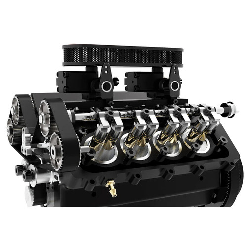 Toyan RC Nitro V8 ENGINE W/ SUPER CHARGER 4 Stroke Water Cooled 8 ...