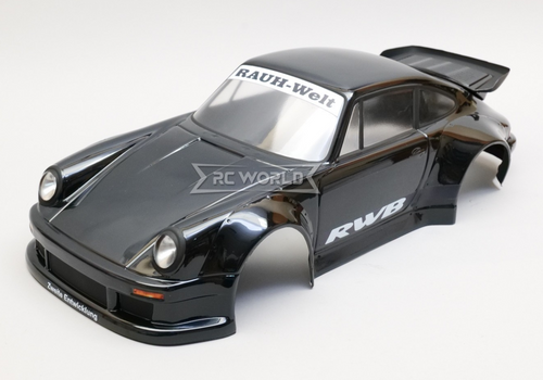 RC 1/10 BODY Shell PORSCHE 930 TURBO RWB Body *FINISHED* -SILVER-