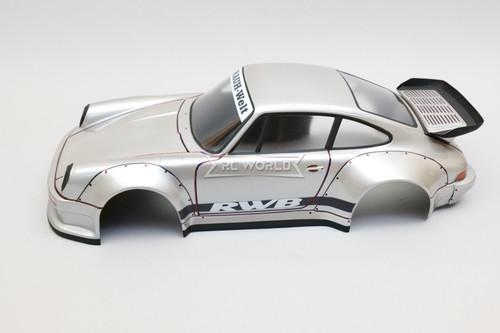 RC 1/10 BODY Shell PORSCHE 930 TURBO RWB Body *FINISHED* -WHITE-