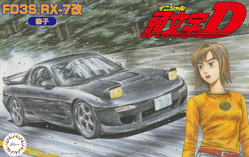 Fujimi 1/24 Initial D MAZDA RX7 FD3S Kai Kyoko Ver Plastic Model Kit