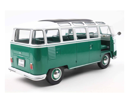 1/18 VW BUS VOLKSWAGEN T1 SAMBA 1962 Model Car -GREEN-