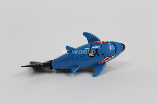 RC Micro SHARK Robo Fish MINI SHARK Aquarium Toy -BLUE- Soda Can