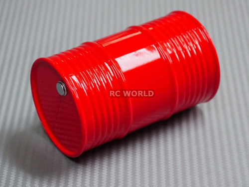 1/10 Plastic Drum Container Red - RC WORLD