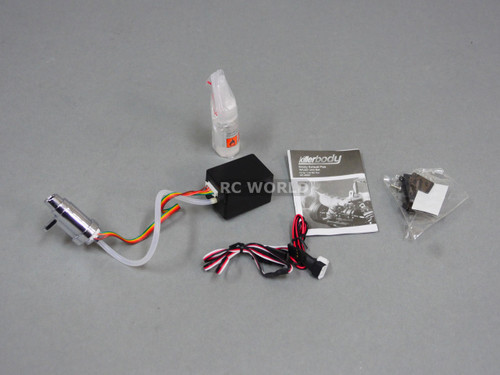RC EXHAUST SMOKE MUFFLER System w/ Oil -REAL SMOKE- For RC Vehicles