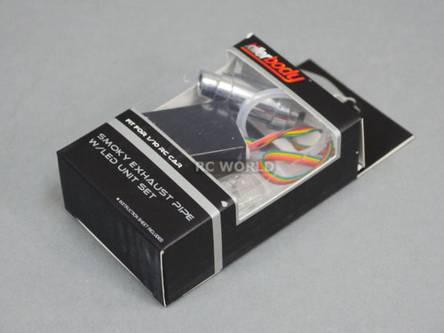 RC EXHAUST SMOKE MUFFLER System w/ Oil -REAL SMOKE- For RC Vehicles