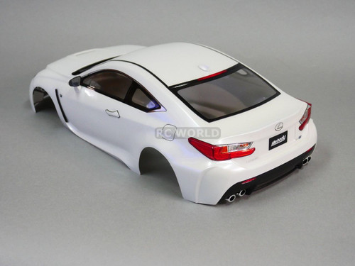1/10 RC Car BODY Shell LEXUS RC F 190mm *FINISHED* PEARL WHITE - RC WORLD