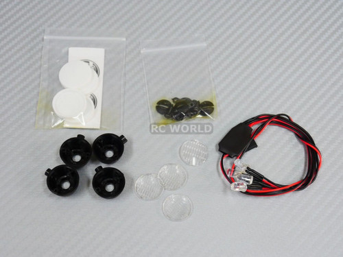 RC Scale HELLA LIGHT PODS LED Lights Round (4 pcs)