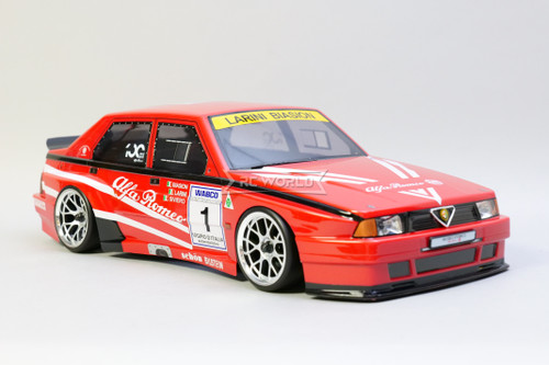 RC 1/10 ALFA ROMEO 75 Turbo AWD DRIFT RTR W/ LEDS -RED-