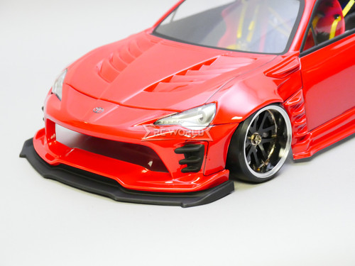 1/10 RC Car BODY Shell Toyota 86 Wide Body 200mm *FINISHED* Red