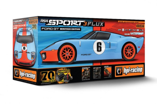 HPI RS4 Sport 3 Flux FORD GT LM Brushless 4wd -RTR-