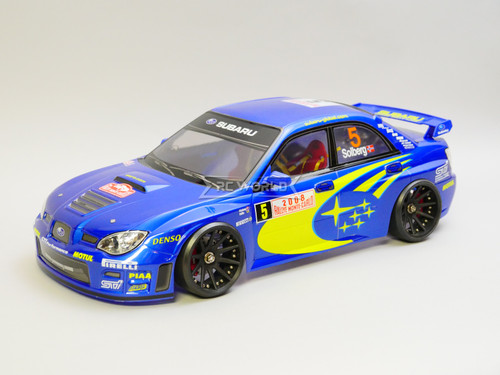 1/10 RC Car BODY Shell SUBARU STI Rally 4 Door 200mm *FINISHED*