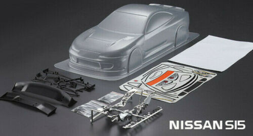 1/10 RC Body Shell Nissan Skyline S15 Dove Tail 200mm - CLEAR