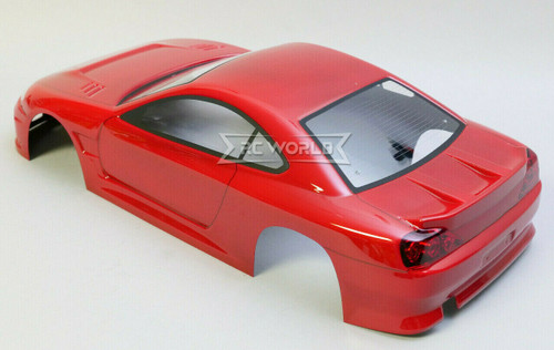 1/10 RC Body Shell Nissan Skyline S15 Dove Tail 200mm - CLEAR