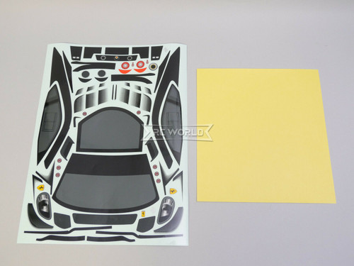 1/10 RC Body Shell FERRARI 599XX 200mm - CLEAR