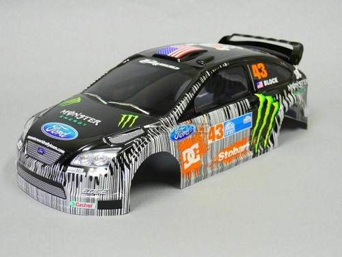 1/10 RC Body Shell FORD FOCUS RS WRC 200mm - CLEAR